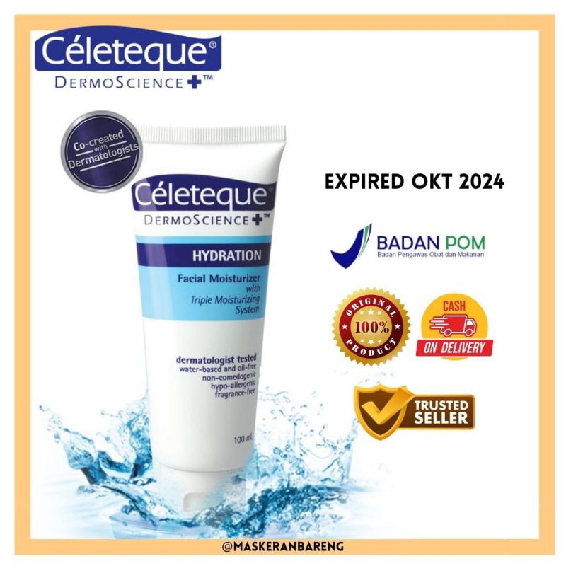 Jual CELETEQUE HYDRATION FACIAL MOISTURIZER 100ML // Pelembab Wajah ...