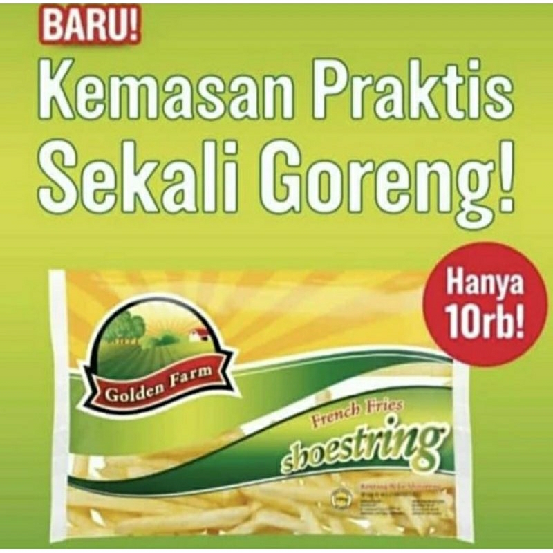 Jual Golden Farm Kentang Goreng Shoestring 200gr | Shopee Indonesia