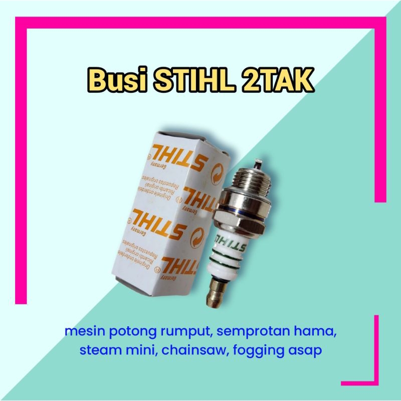 Jual Busi mesin 2T (2 tak) STIL potong rumput, pompa semprot mini, chainsaw senso , fogging ...