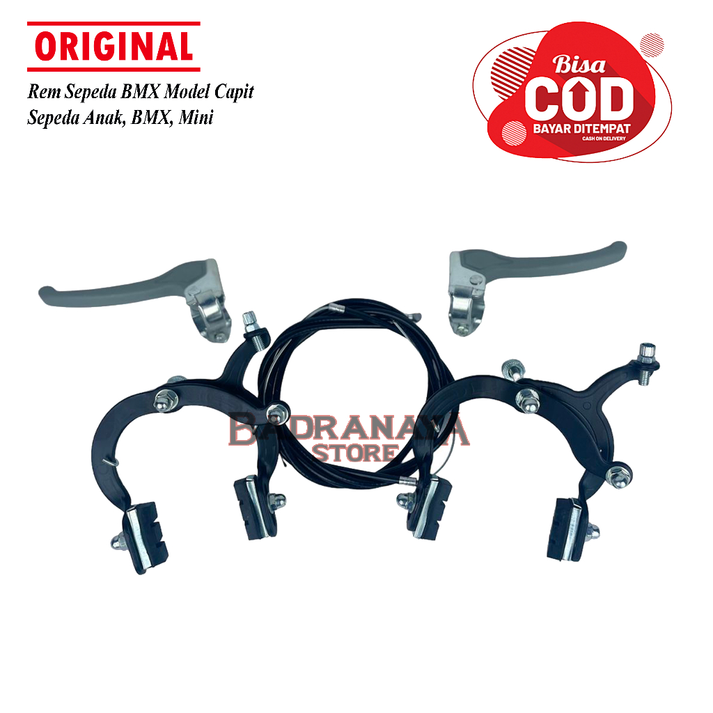Jual [1 Set] Rem Sepeda Anak Model Capit U Brake BMX Mini Depan ...