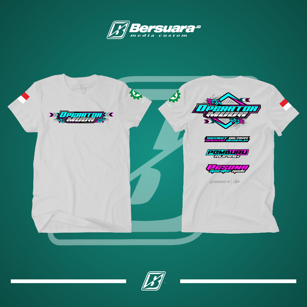 Jual KAOS OPERATOR MUDA NEW COLOR | Shopee Indonesia