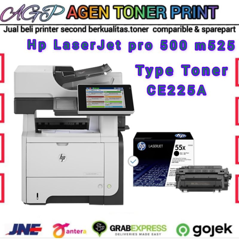 Jual Printer Hp Laserjet Pro 500 MFP M525 Multifungsi Print Kaca F4 ...