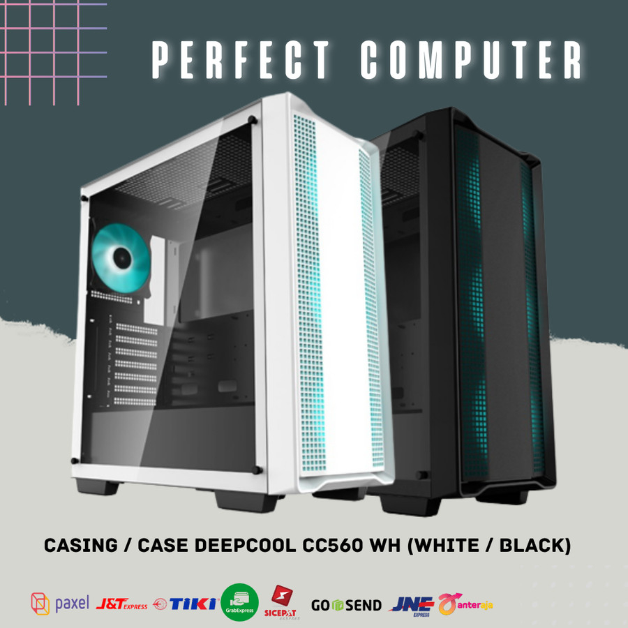 Jual Casing / Case DEEPCOOL CC560 WH (White / BLACK) | Shopee Indonesia