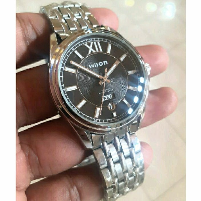 Jual JAM BARU WILON AUTOMATIC ROMAWI TANGGAL/HARI BAWAH.(second,vintage ...