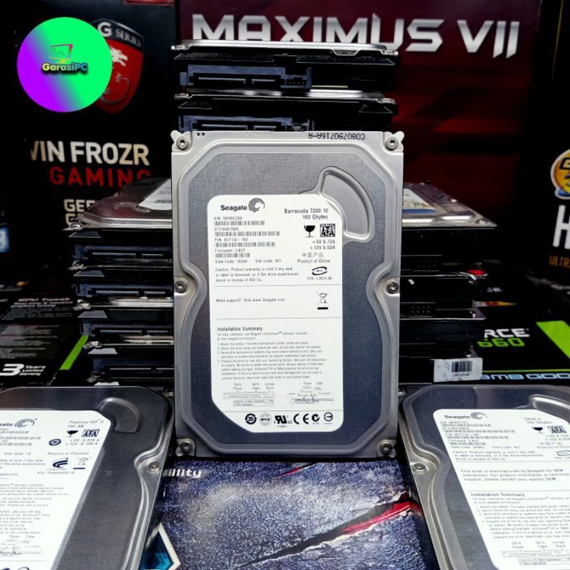 Jual Hardisk HDD Komputer PC CCTV Internal 160Gb Socket SATA Normal ...