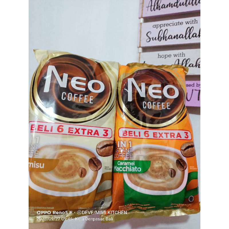 Jual NEO COFFEE/KOPI NEO HANYA TIRAMISU DAN MACHIATO | Shopee Indonesia