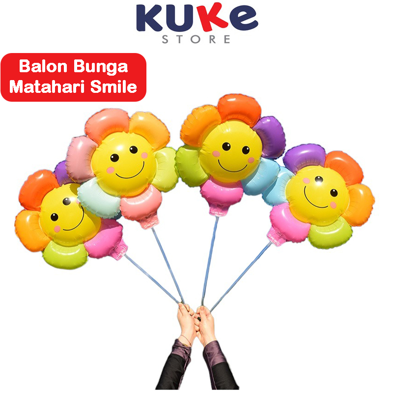 Jual KUKE Balon Bunga Matahari Ukuran Besar Dekorasi Pesta/Balon ...