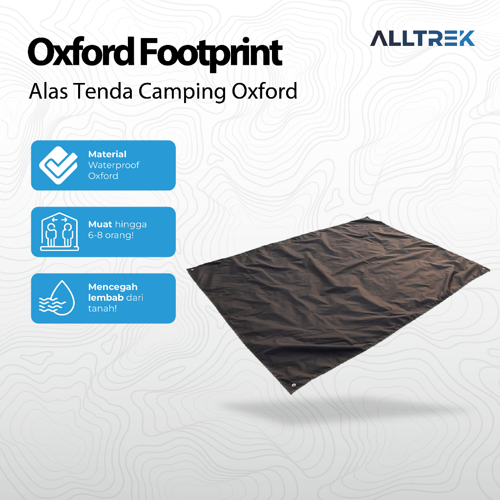 Jual ALLTREK Footprint Alas Tenda Camping Oxford Waterproof Groundsheet Tarp | Shopee Indonesia