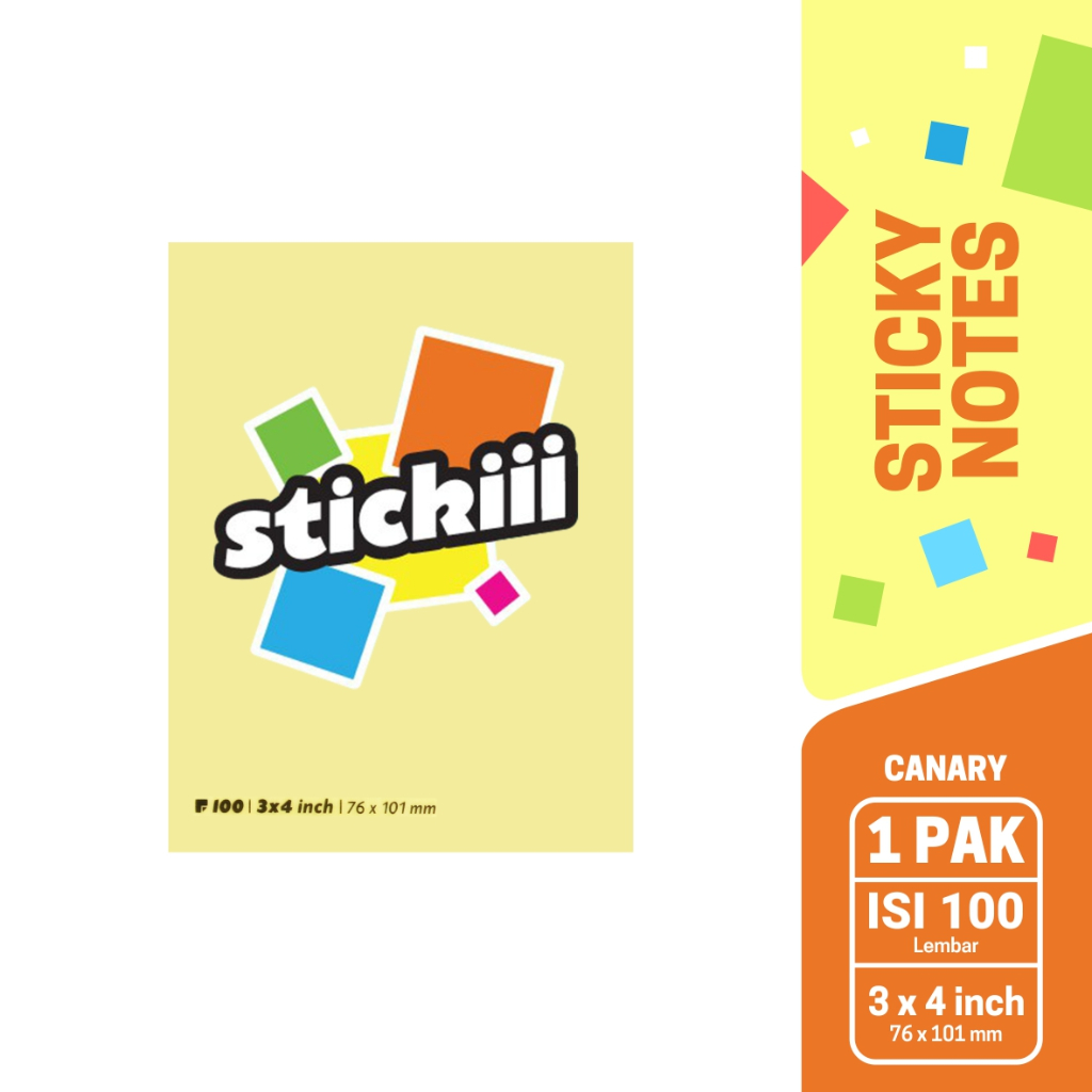 Jual Stickii Sticky Canary - STI SNTIT 115 S | Shopee Indonesia