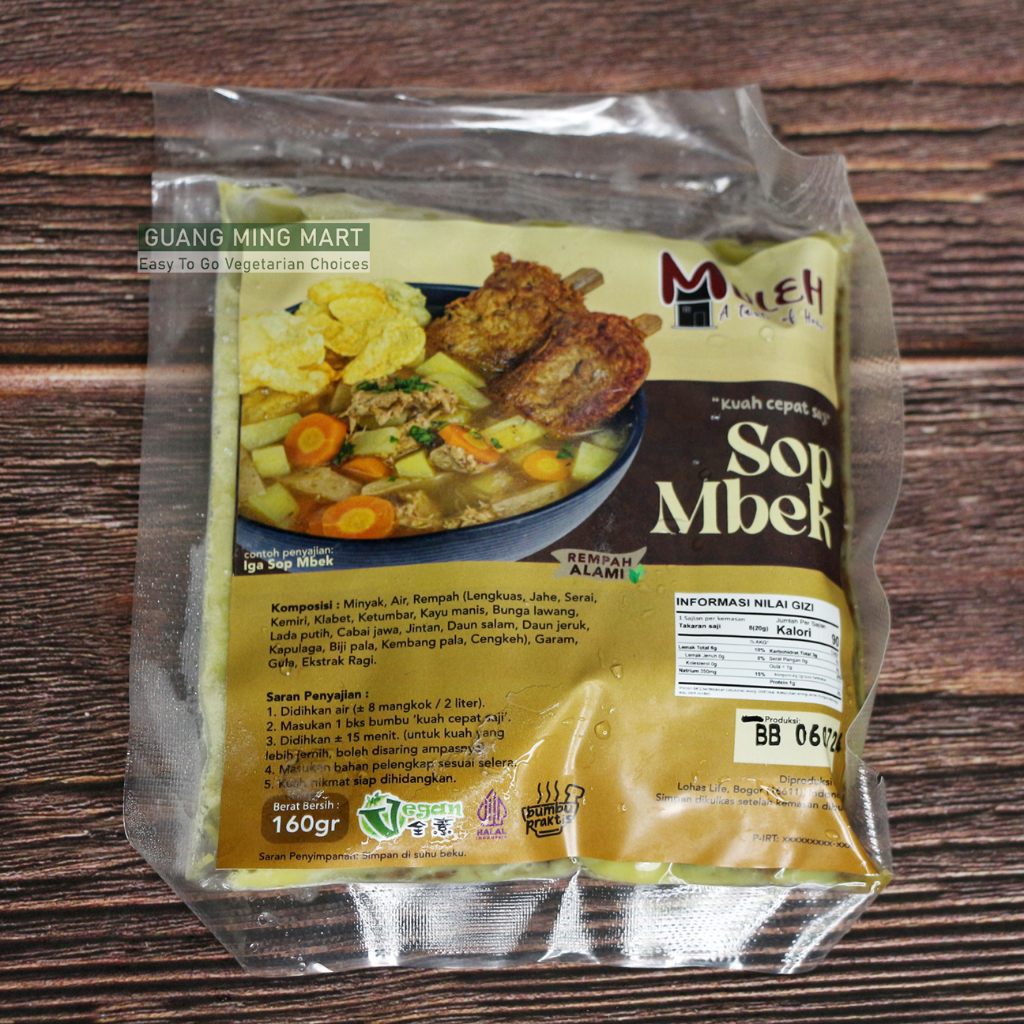 Jual Muleh Bumbu Sop Mbek Instan Vegetarian | Shopee Indonesia