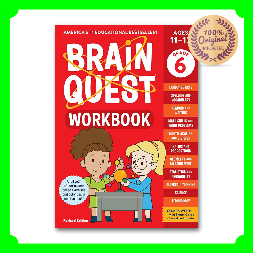 Jual Brain Quest Workbook Grade 6 Ages 11-12 (NEW) | Shopee Indonesia