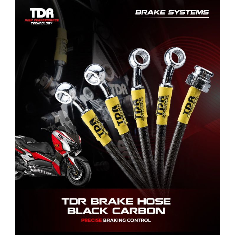 Jual Selang Rem TDR Ready Ukuran 76cm 90cm Universal Semua Motor ...