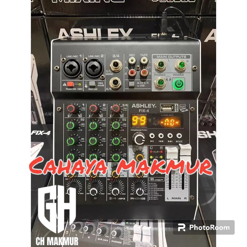 Jual MIXER AUDIO ASHLEY Fix4 ORIGINAL 4CH 99 DSP | Shopee Indonesia