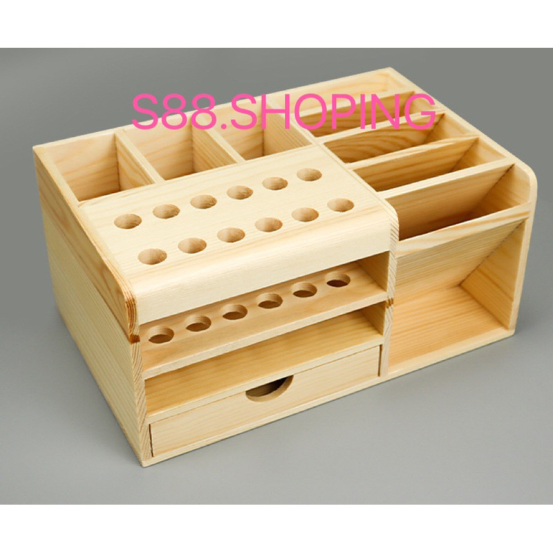 Jual Rak Obeng Kayu Gsm Toolbox Case Storage Tool Box Rak Kayu Obeng ...