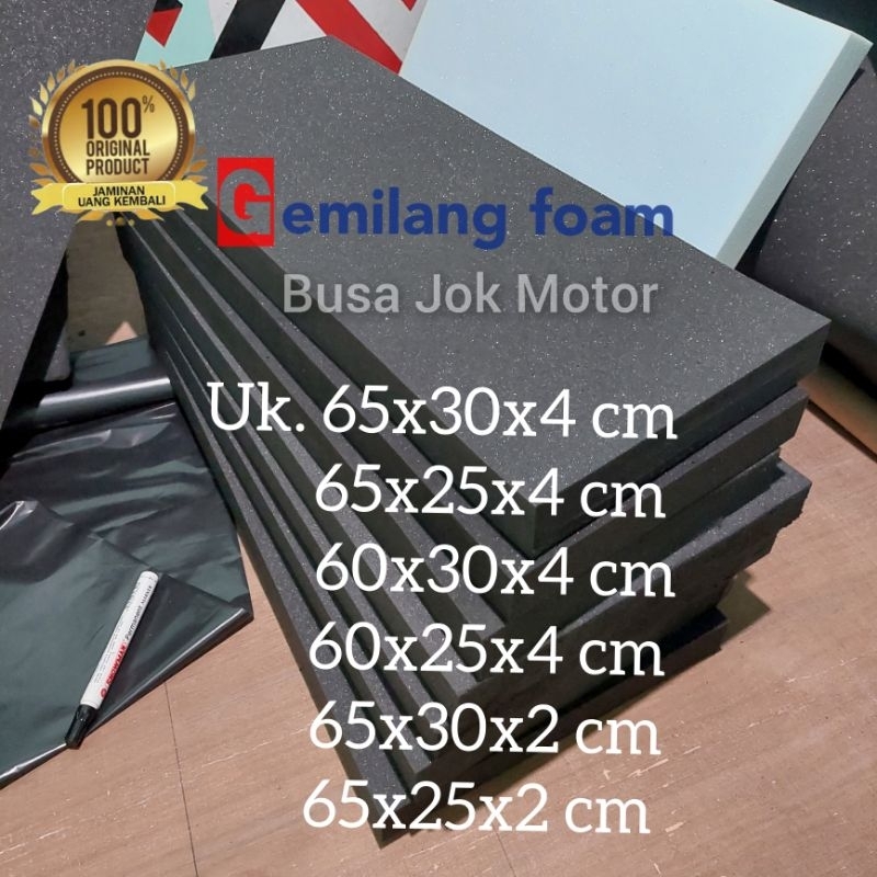 Jual BUSA Hitam JOK MOTOR LEMBARANFOAM BUSA SADEL BUSA PADAT NAMUN ...
