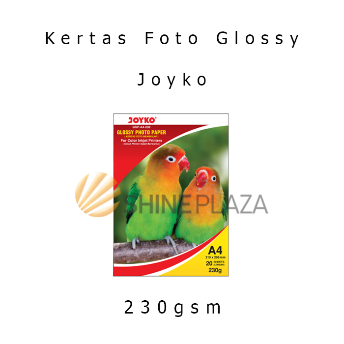 Jual Glossy Photo Paper Joyko GSP-A4-230 - Kertas Foto Joyko 230gr gsm ...