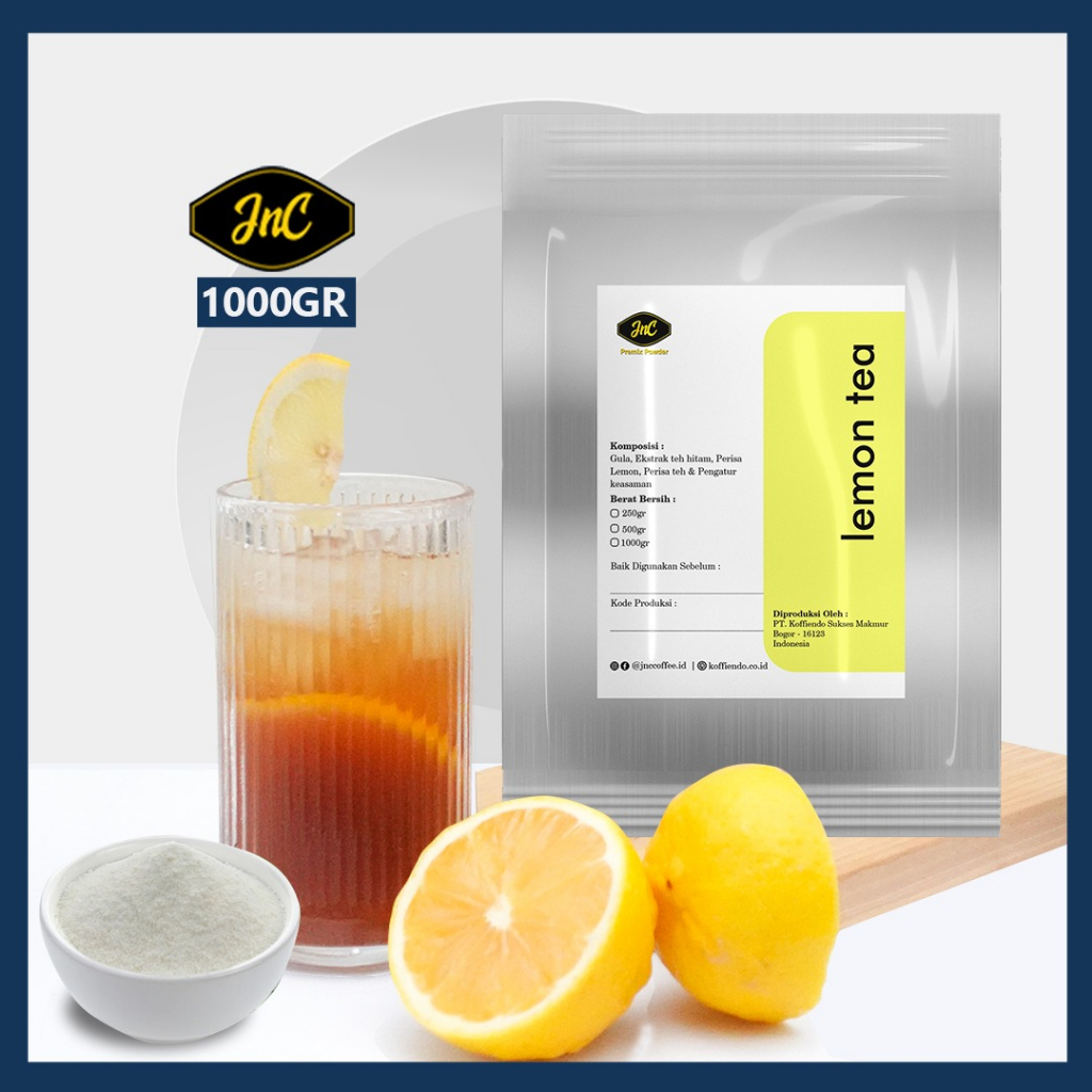 Jual JnC Lemon Tea Powder 1 KG | Bubuk Minuman | Shopee Indonesia