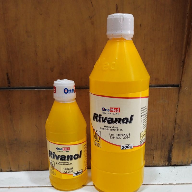 Jual Rivanol Onemed 100ml & 300ml / Sebagai Antiseptic/ Membersihkan ...