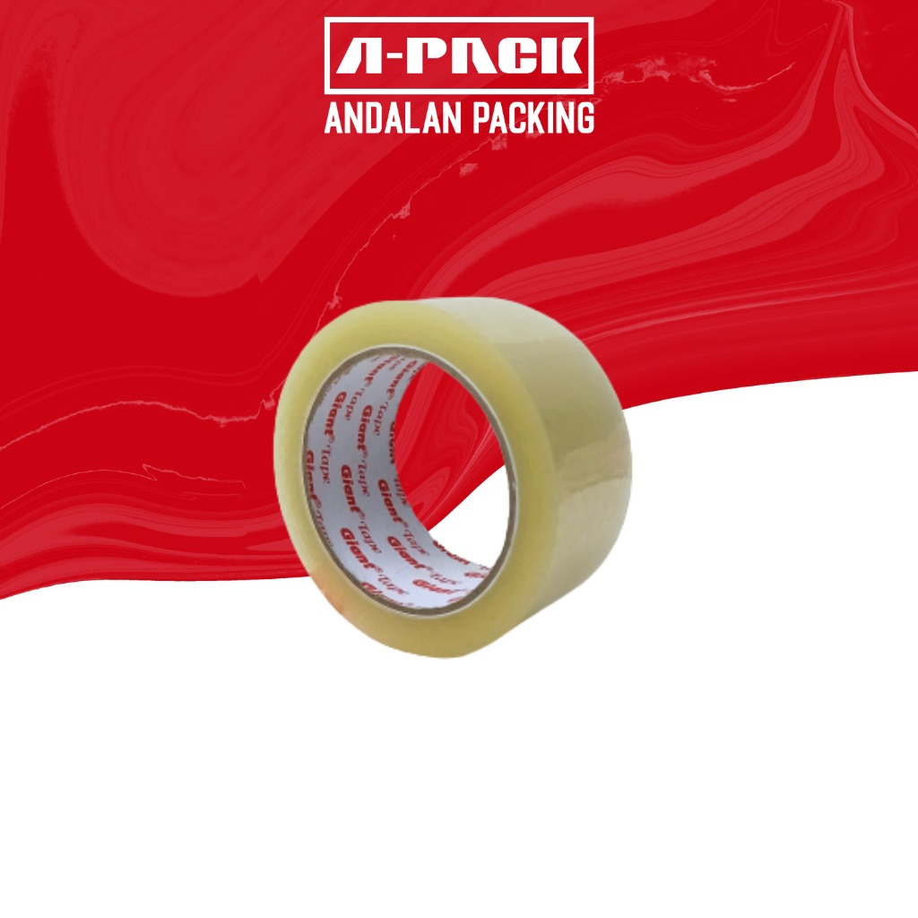 Jual Lakban Bening | Lakban Cokelat | GIANT | 2inch 45mm x 100yard ...