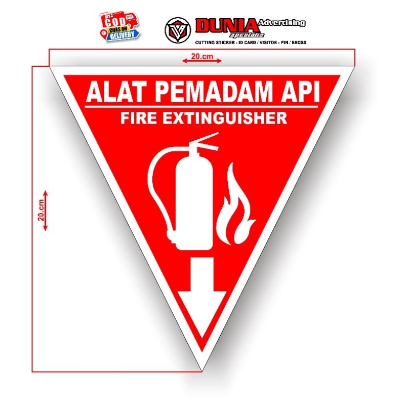 Jual STICKER APAR / STICKER ALAT PEMADAM | Shopee Indonesia