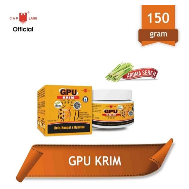 Jual GPU Cream Sereh 150gr | Shopee Indonesia