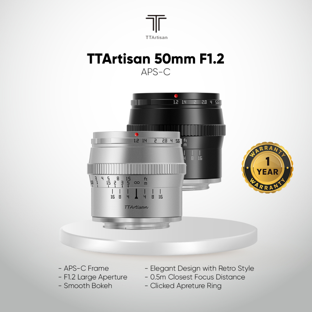 Jual Ttartisan 50mm F1 2 Aps C Lens For Camera Shopee Indonesia