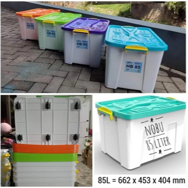 Jual Box Container 85 Liter Nobu | Shopee Indonesia