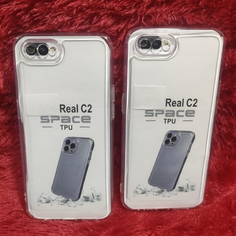 Jual Softcase Realme C2 silikon Casing Selicon Case Bening Transparan ...