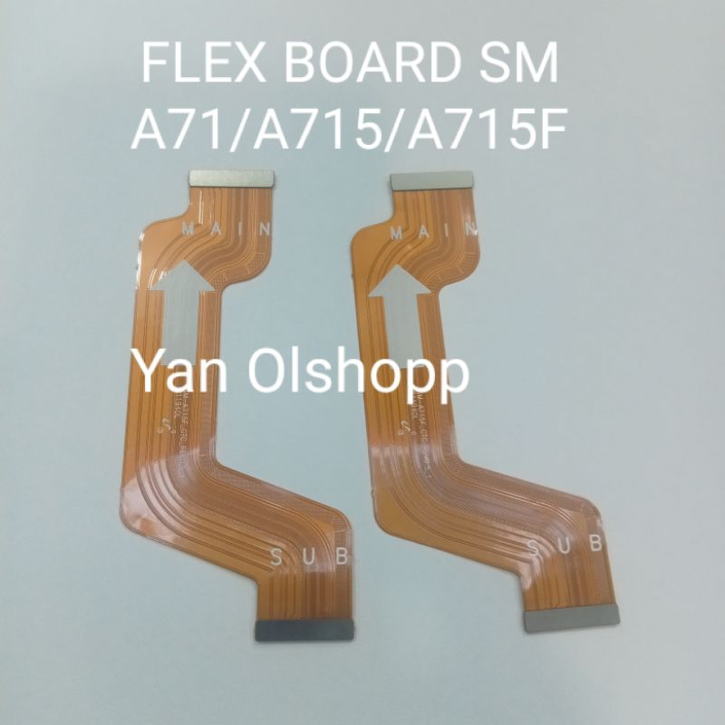 Jual flexible Board UI Samsung A71 / A715 / A715F Flex Main board ...