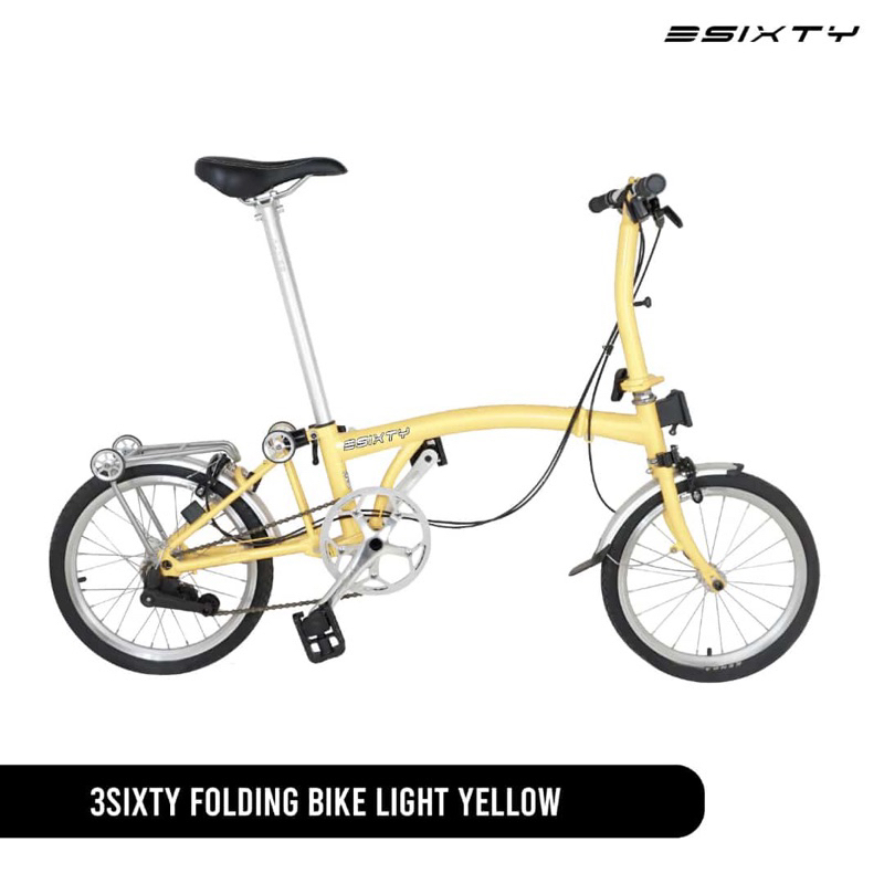 Jual sepeda lipat 3sixty 3 speed new not pikes 3sixty folding bike ...