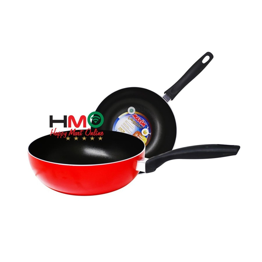 Jual Frypan Teflon Maxim Valentino Diameter 12 18 20 22 24 26 CM ...