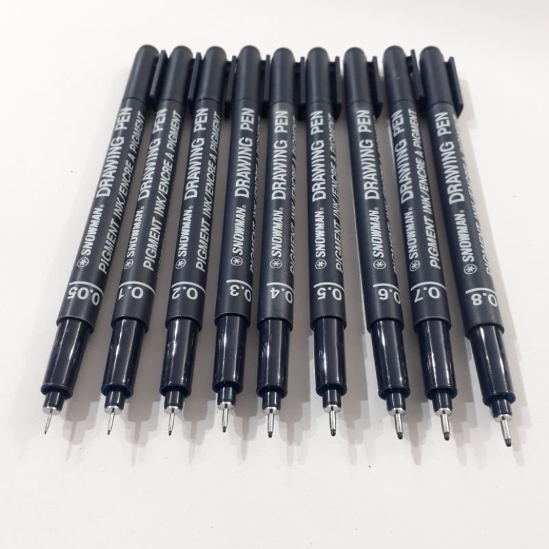 Jual drawing pen 0.05-0.8, pulpen drawing pen | Shopee Indonesia