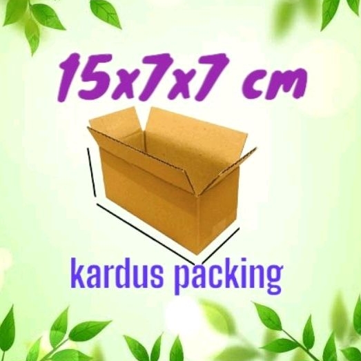 Jual Kardus packing 15x7x7 cm | box kecil recycle packaging | kerdus ...