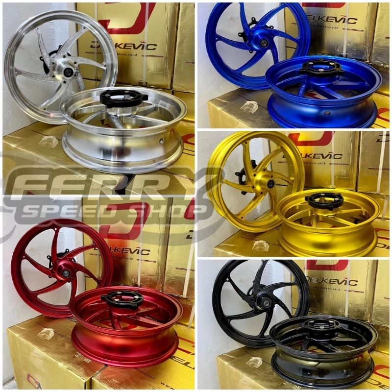 Jual Velg Racing Delkevic Six Star Xmax 250 New & old / Pelek Racing ...
