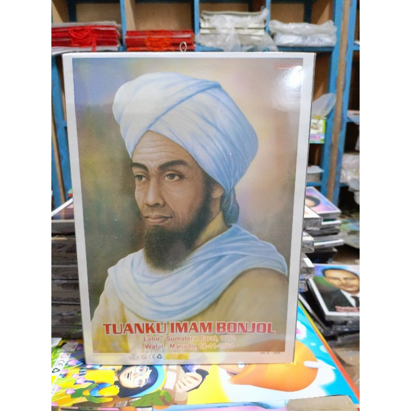 Jual POSTER BINGKAI TUANNKU IMAM BONJOL | Shopee Indonesia
