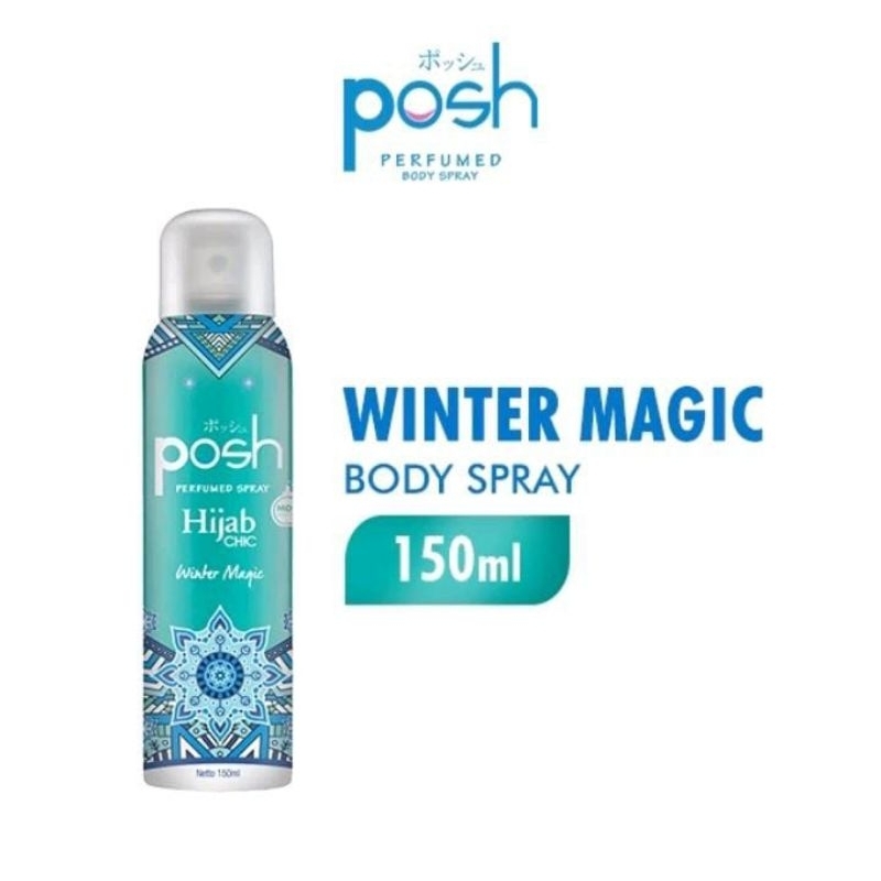 Jual BodySpray Posh Hijab Winter Magic 150 ml | Shopee Indonesia