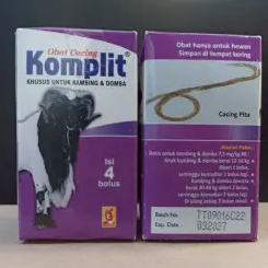 Jual OBAT CACING KOMPLIT KAMBING DOMBA TERMURAH 4 KAPLET EKA FARMA ...