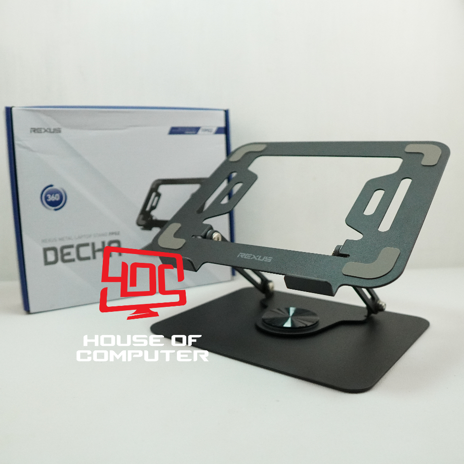 Jual STAND LAPTOP REXUS FP02 DECHA TO 15.6 INCH & 30KG ANTI SLIP 360 ...