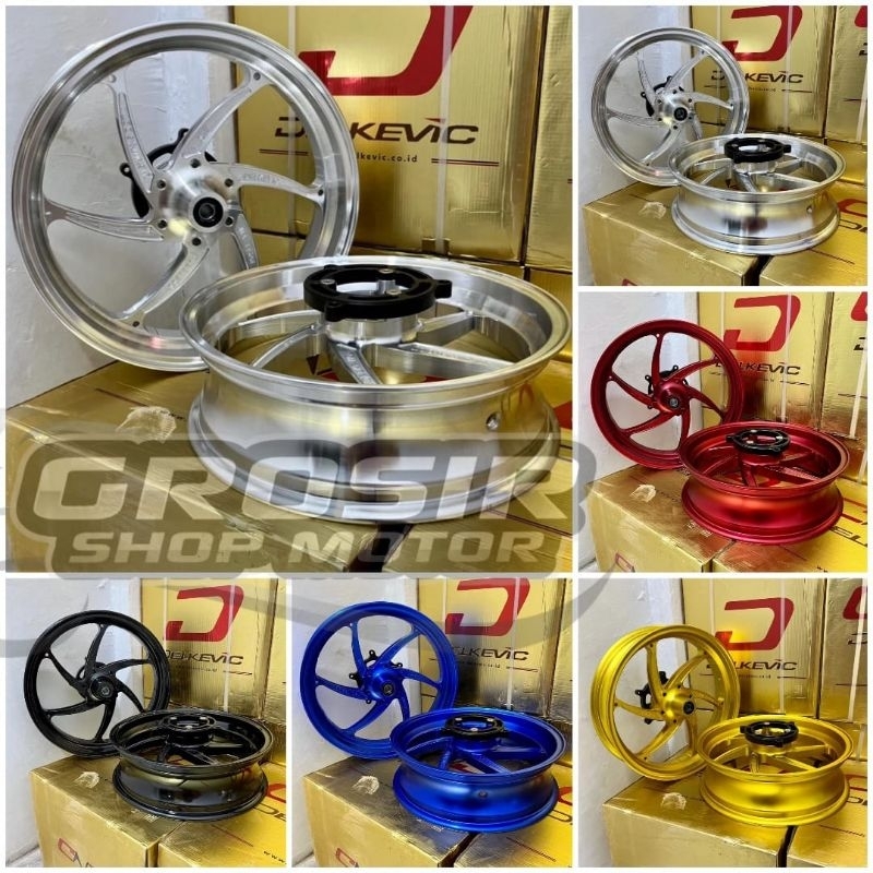 Jual Velg racing Delkevic six star Xmax 250 Xmax250 / Pelek racing Xmax ...