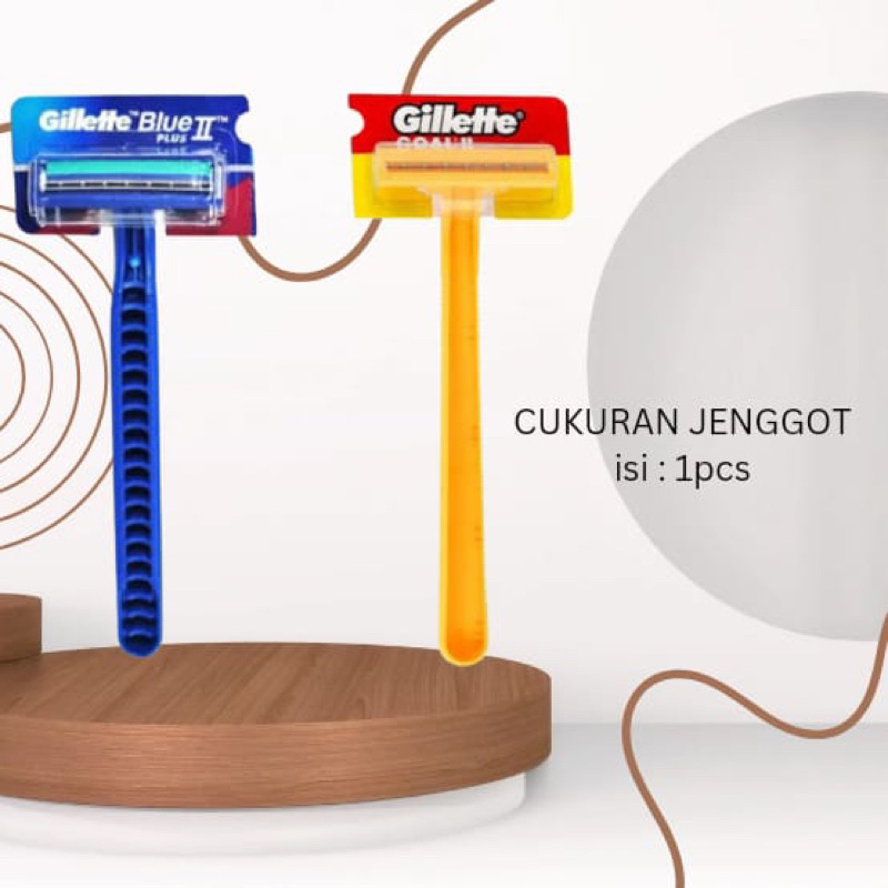 Jual [ecer] Cukuran Gillette Goal II - Gillette Goal Blue II Plus ...
