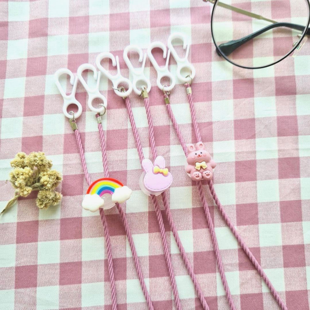 Jual Basic Strap Masker 2in1 (Tanpa Mutiara) Lucu & Cantik - Konektor ...