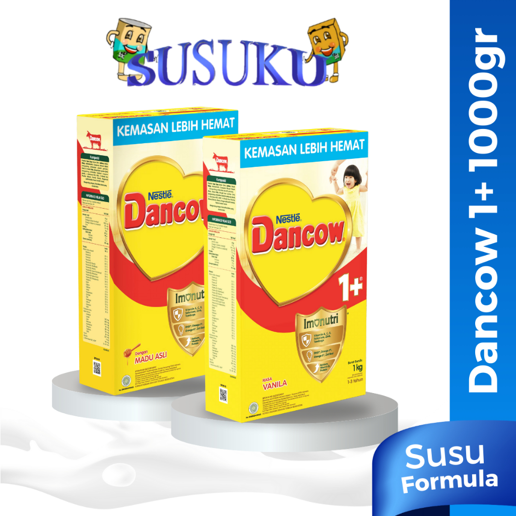 Jual Dancow 1+ 1000gr Rasa Vanila/Madu | Shopee Indonesia