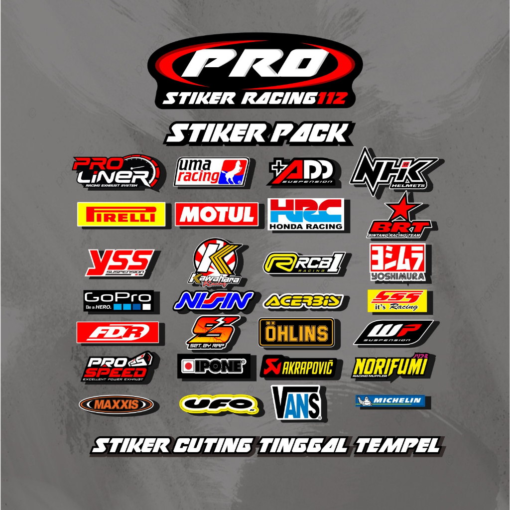 Jual Sticker Stiker SET BY RAP PACK CUTTING | Shopee Indonesia