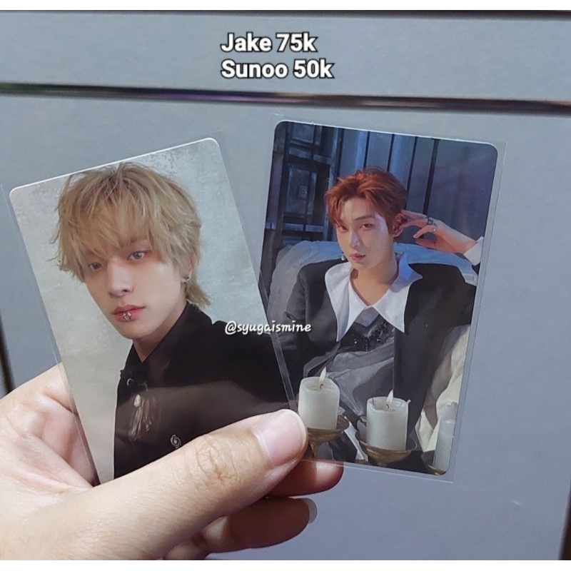Jual photocard enhypen sunoo message konsep dark blood jake selca ...
