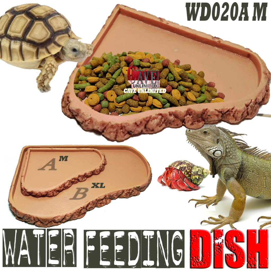 Jual WD020A FEEDING DISH CORNER FOODDISH TEMPAT MAKAN REPTILE KURA ...