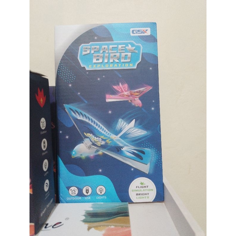 Jual Flying Toys Electronic bird outdoor toys simulated pigeon 360 ...