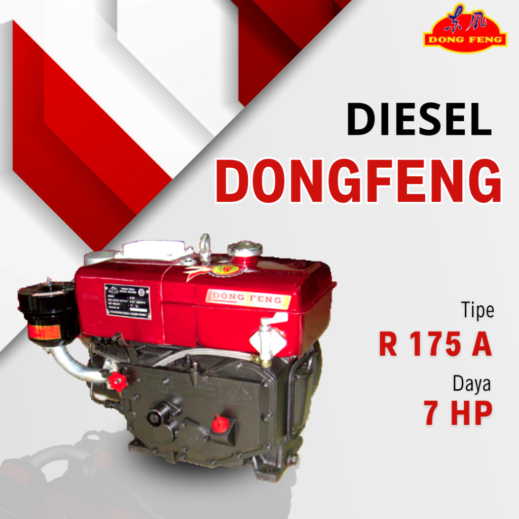 Jual Mesin Diesel 7 HP Dongfeng Diesel 7 PK R 175 A | Shopee Indonesia