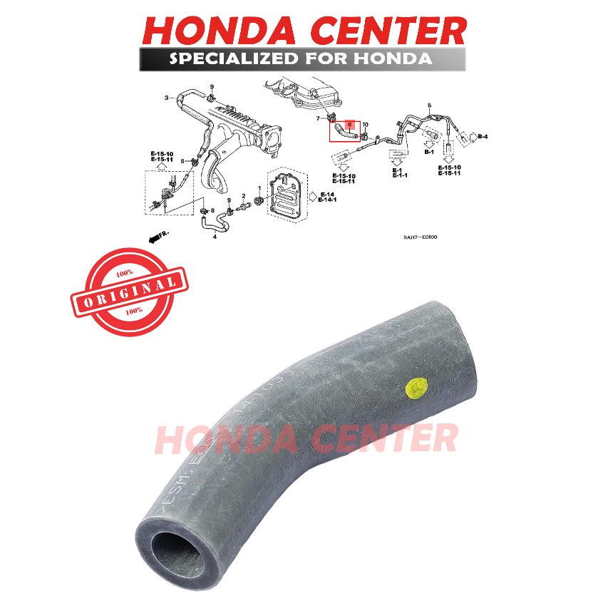 Jual Selang Slang Udara Pernapasan Oli Tube Breather Honda Jazz Gd3 ...