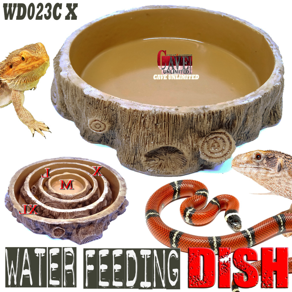 Jual WD023C WATERDISH FOOD FEEDING DISH TEMPAT MAKAN MINUM REPTILE ULAR ...