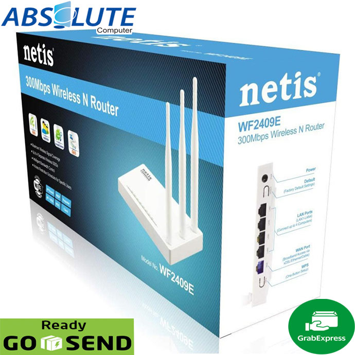 Jual Netis WF2409E Router Wireless 300MBps Original WF 2409E 2409 E | Shopee Indonesia